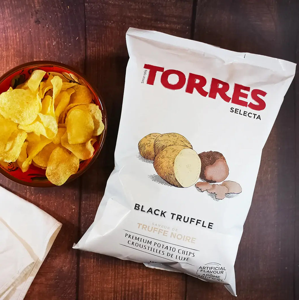Black Truffle Torres Gourmet Potato Chips | Number One Caviar